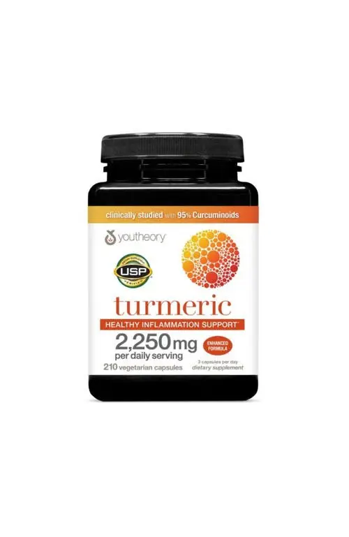 YOUTHEORY Turmeric Extra Strength Inflammation Support Supplement