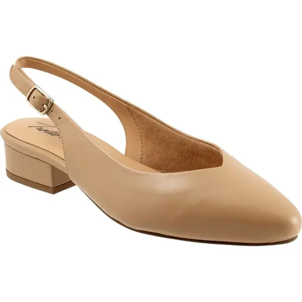 Trotters Jessa Slingback Pump - Beige