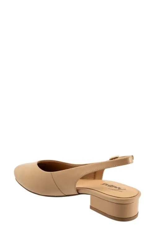Trotters Jessa Slingback Pump - Beige