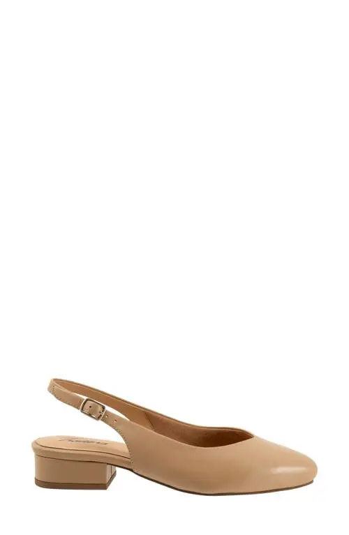 Trotters Jessa Slingback Pump - Beige