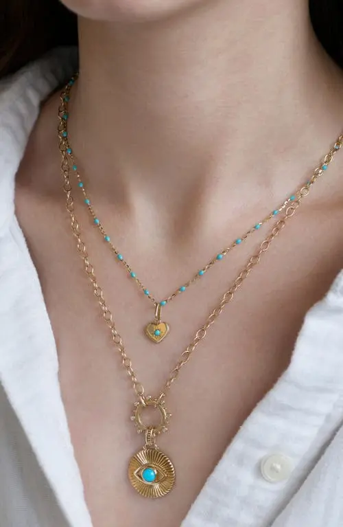 Anzie Bohème Beaded Enamel Station Necklace