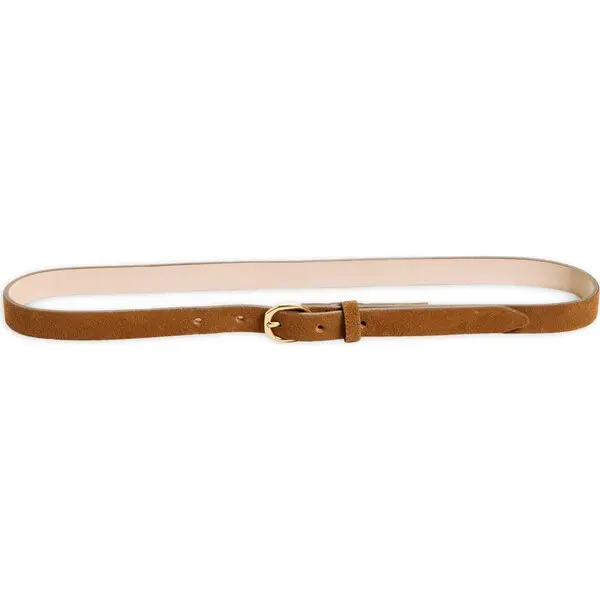 Rag & Bone Baby Audrey Suede Belt - Brown