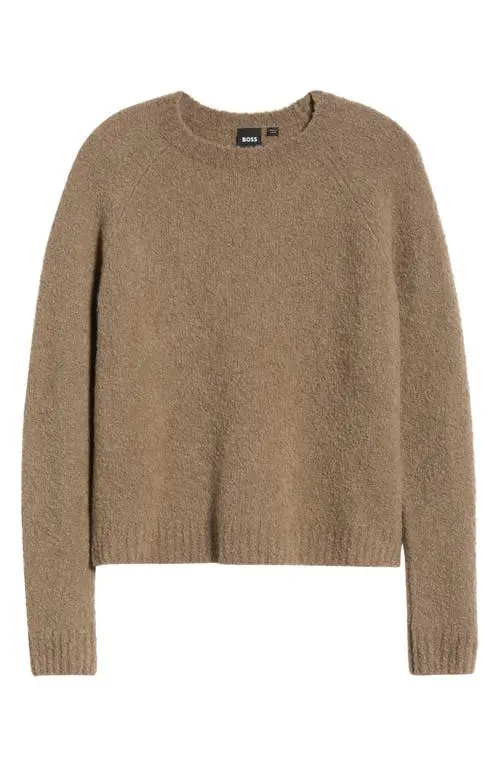 BOSS Febisana Wool And Cashmere Long Sleeve Sweater