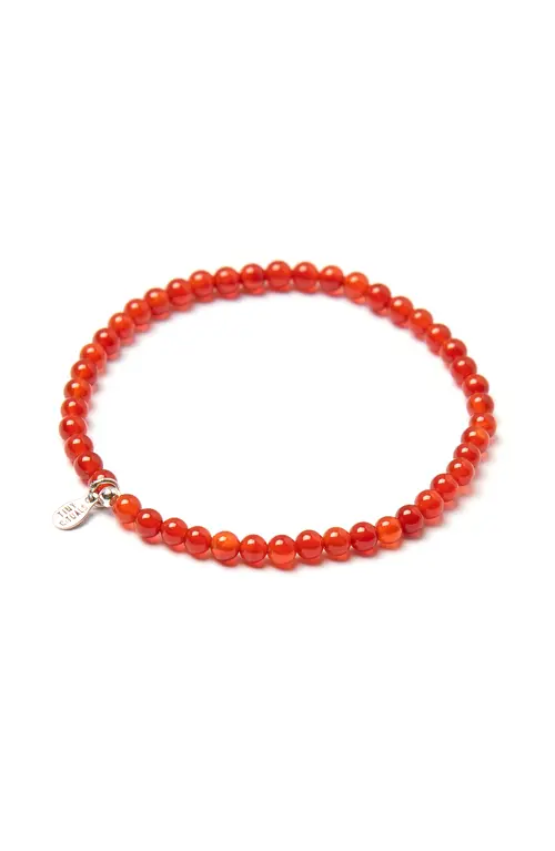 TINY RITUALS Carnelian Energy Bracelet - Red / Orange