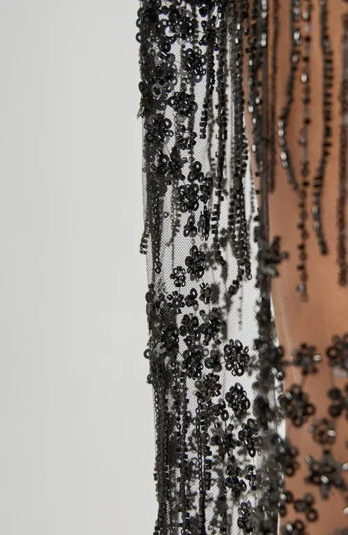 Endless Rose Mix Rhinestone Lace Maxi Dress
