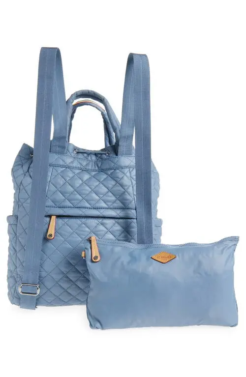 Mz Wallace Metro Quilted Nylon Convertible Backpack