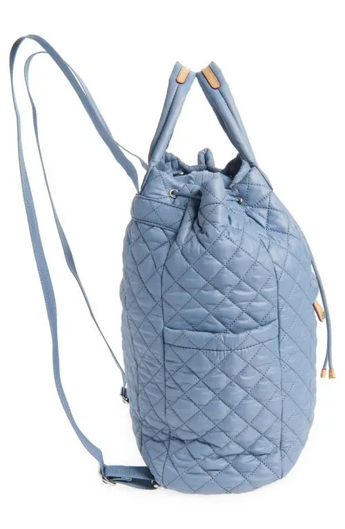 Mz Wallace Metro Quilted Nylon Convertible Backpack