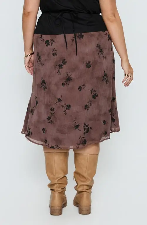 Princess Polly Moses Floral Midi Skirt