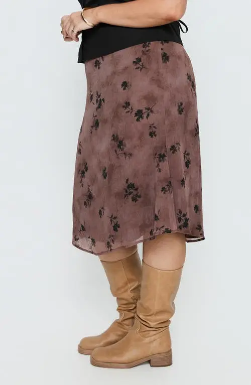 Princess Polly Moses Floral Midi Skirt