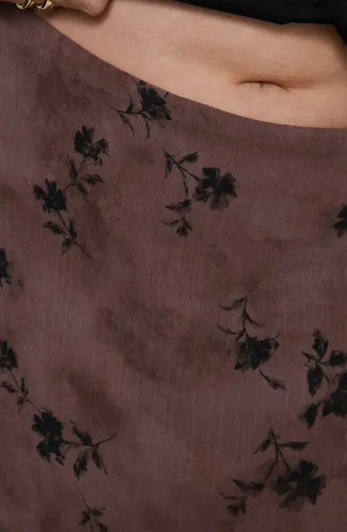 Princess Polly Moses Floral Midi Skirt