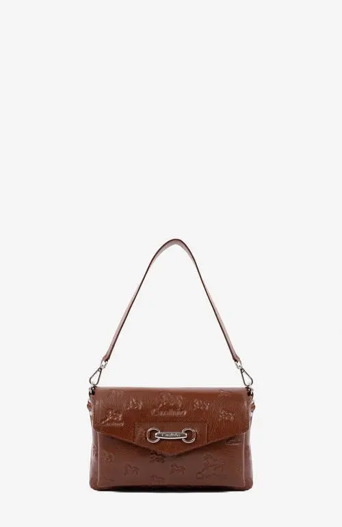 CAVALINHO Embossed Leather Handbag
