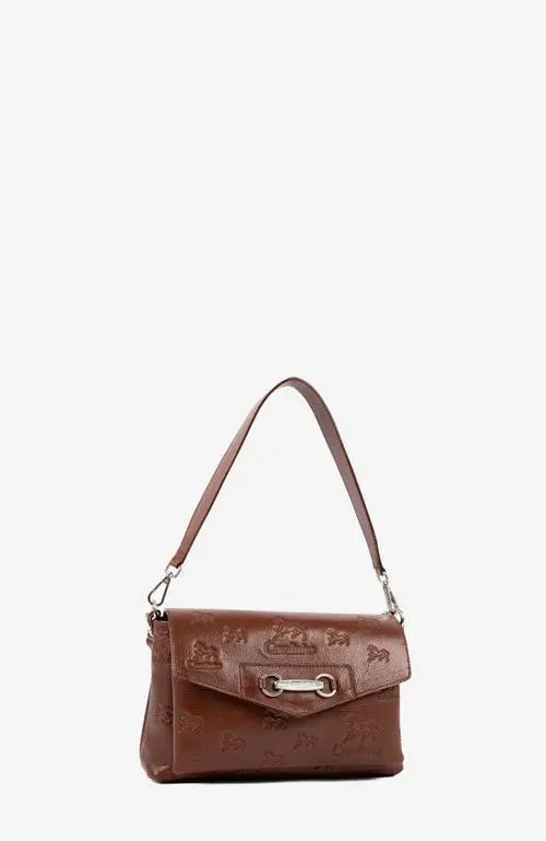 CAVALINHO Embossed Leather Handbag