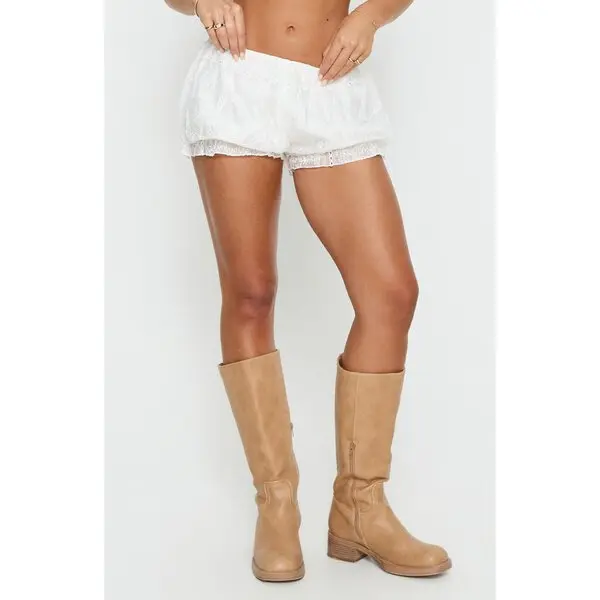 Princess Polly Eyelet & Scalloped Frill Shorts