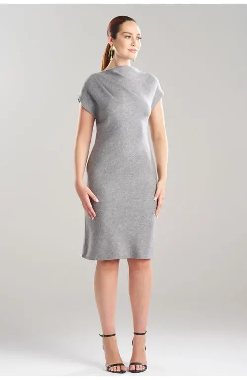 Natori Double Knit Double Knit Dress - Heather Grey