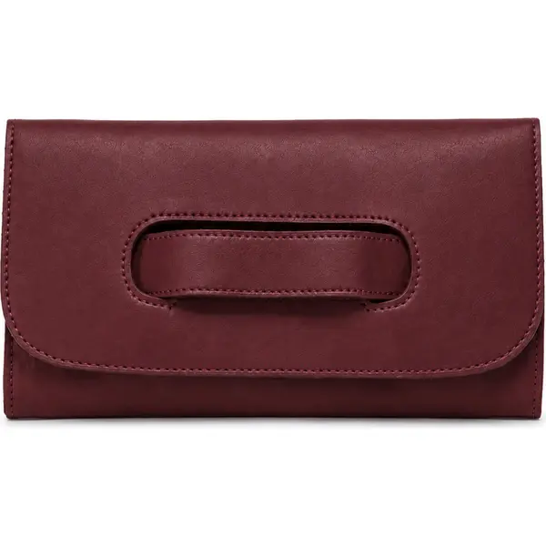 ABLE Mare Handle Clutch - Wine