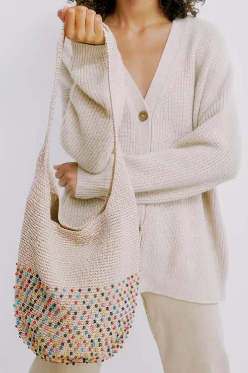 THE SAK 120 Hobo Bag - Ecru Multi Beads