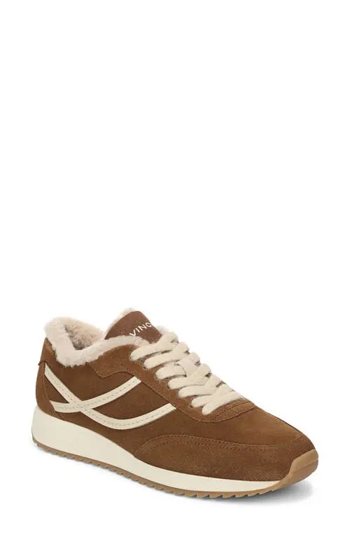 Vince Genuine Shearling Platform Sneaker
