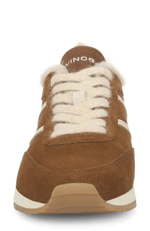 Vince Genuine Shearling Platform Sneaker