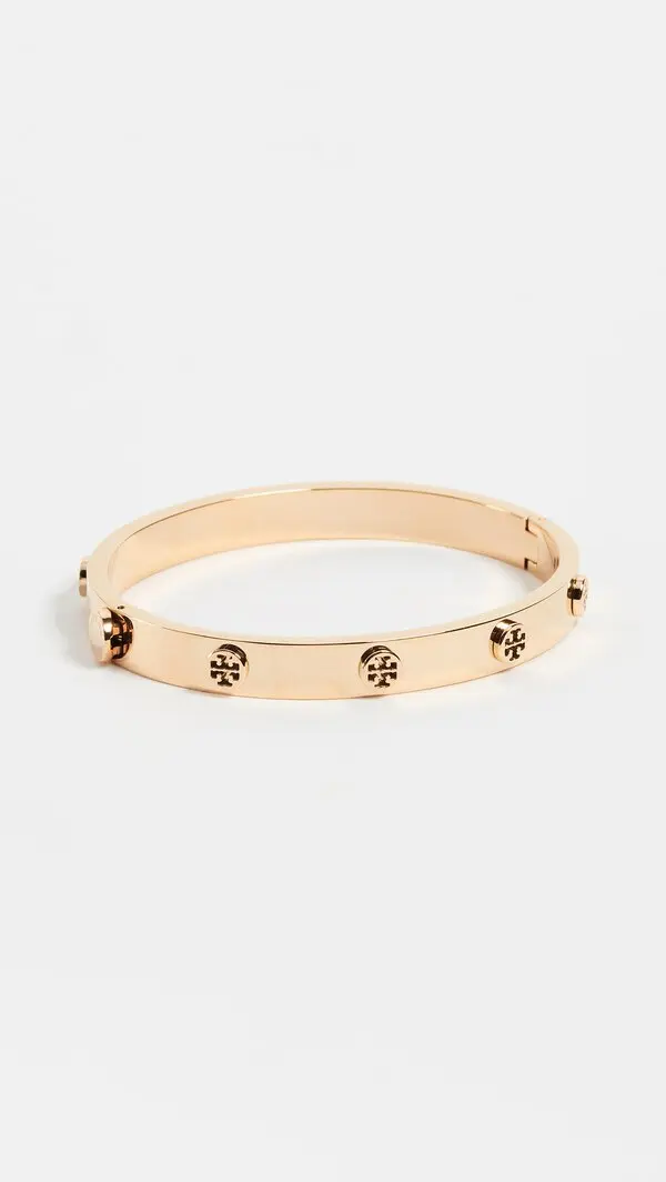 Tory Burch Icon Hinge Bracelet - Tory Gold
