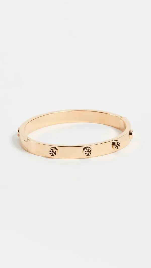 Tory Burch Icon Hinge Bracelet - Tory Gold