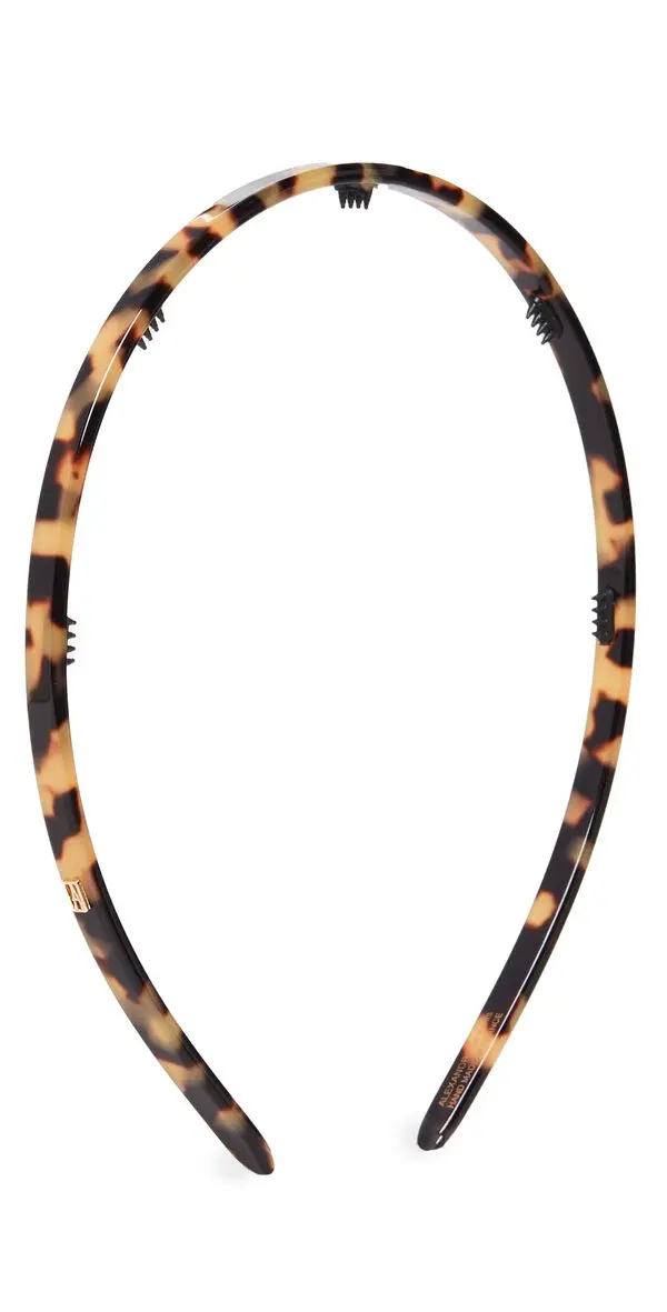 Alexandre De Paris Thin Headband - Tokyo Tortoise