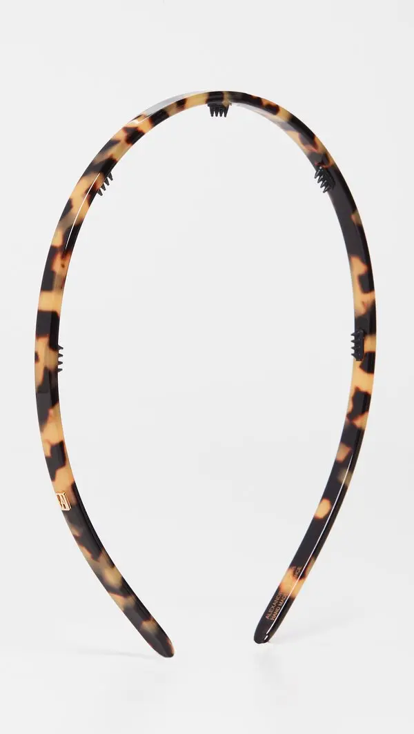 Alexandre De Paris Thin Headband - Tokyo Tortoise