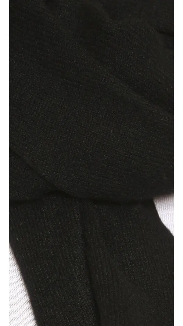 WHITE & WARREN Cashmere Wrap - Black