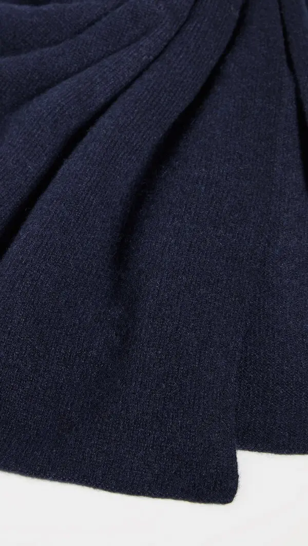 WHITE & WARREN Cashmere Wrap - Deep Navy