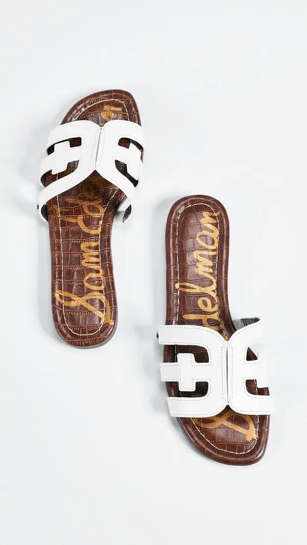 Sam Edelman Bay Slides - White