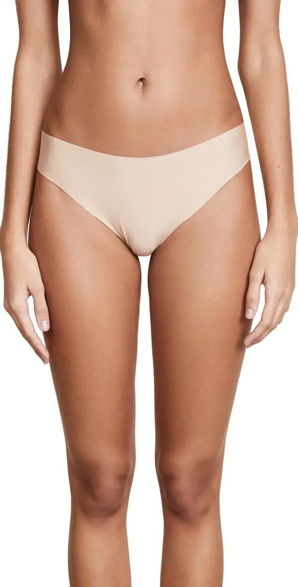 Commando Butter Mid Rise Thong - Almond