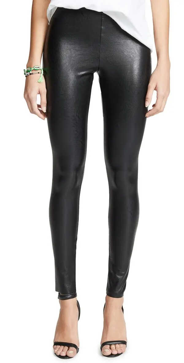 Commando Perfect Control Faux Leather Leggings - Black