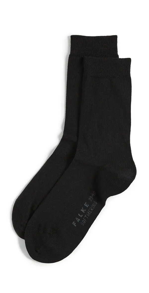 Falke Soft Merino Socks - Black