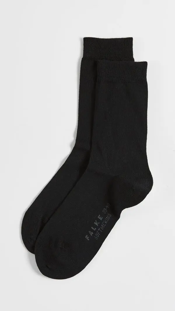 Falke Soft Merino Socks - Black