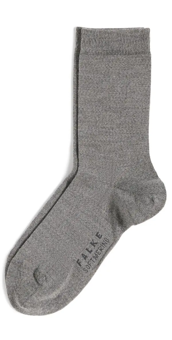 Falke Soft Merino Socks - Light Grey