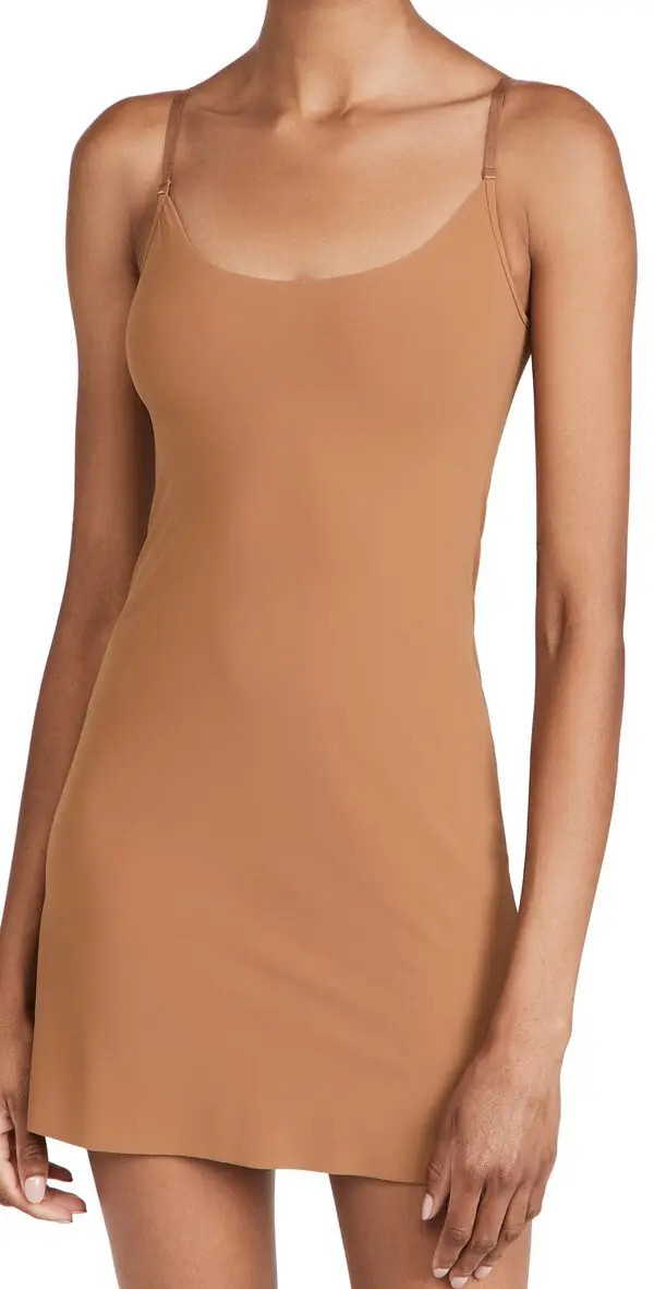 Commando Mini Cami Slip - Caramel