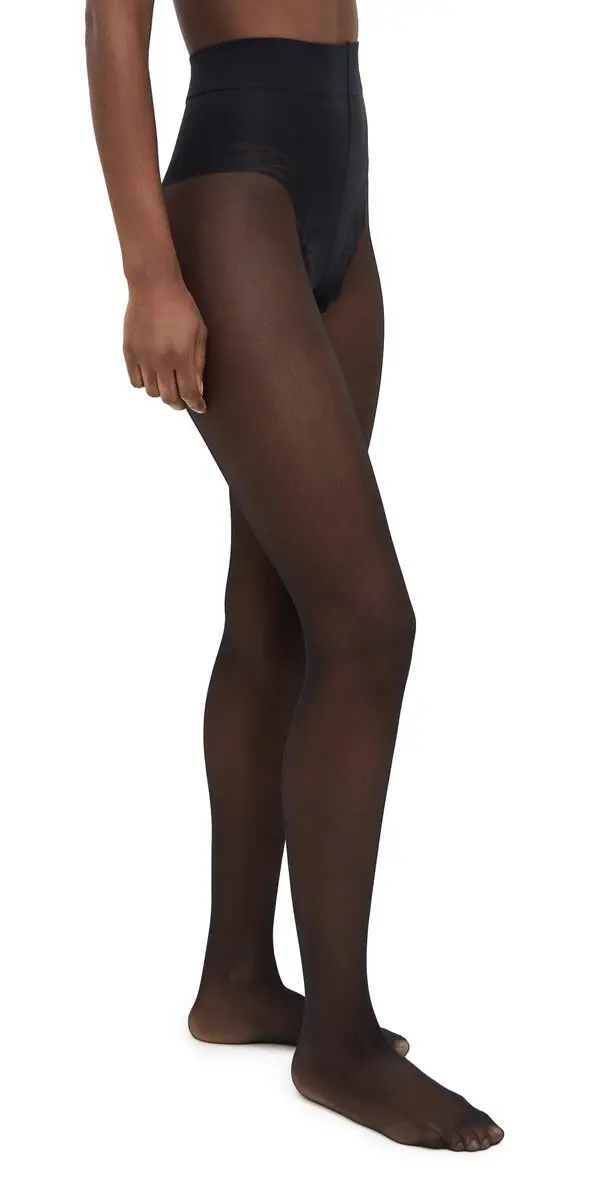 Falke Control Top Silhouette Tights - Black