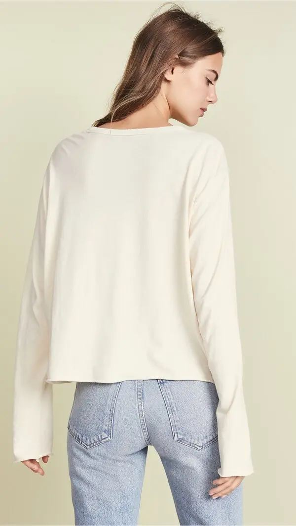 The Great. The Long Sleeve Crop Tee