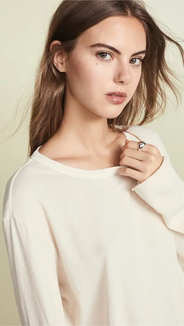 The Great. The Long Sleeve Crop Tee