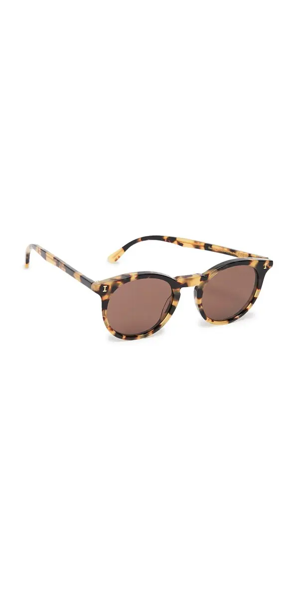 Illesteva Sterling Sunglasses - Tortoise With Brown