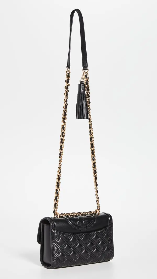 Tory Burch Small Fleming Convertible Shoulder Bag - Black