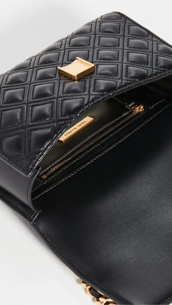Tory Burch Small Fleming Convertible Shoulder Bag - Black