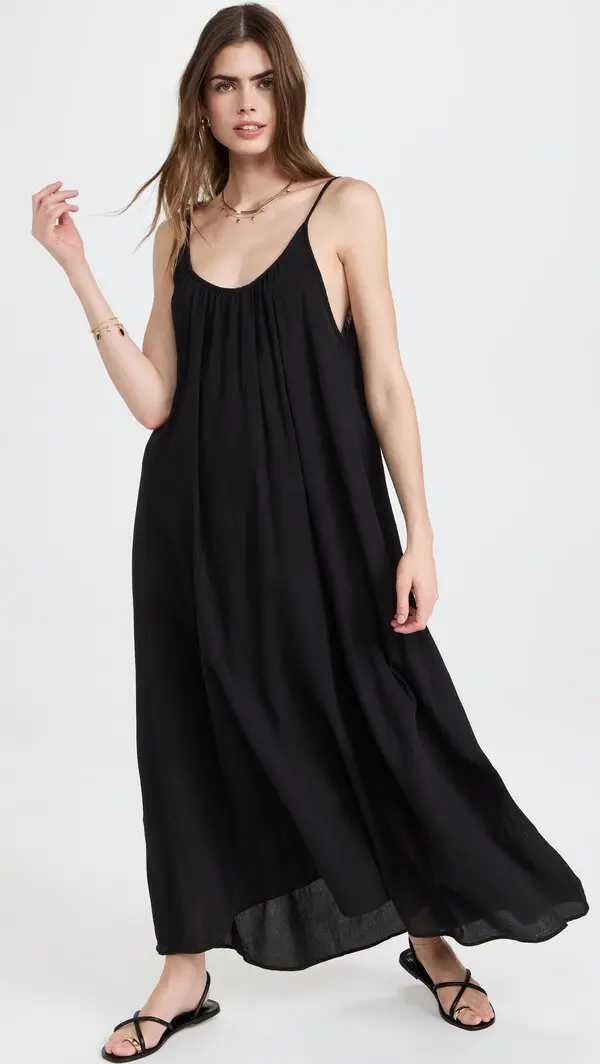9seed Tulum Cover Up - Black