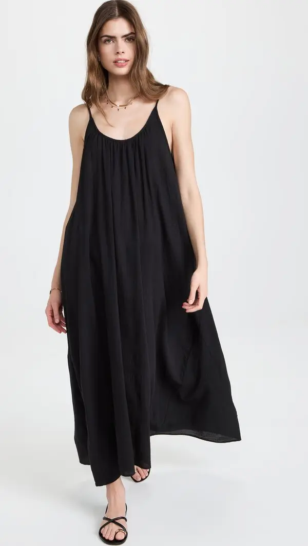 9seed Tulum Cover Up - Black
