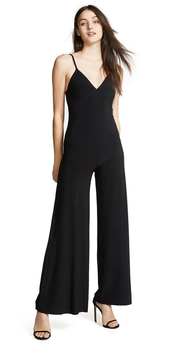 Norma Kamali Slip Jumpsuit - Black