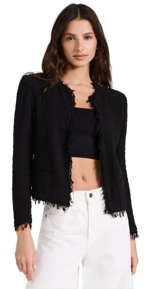 IRO PARIS Shavani Bouclé Jacket - Black