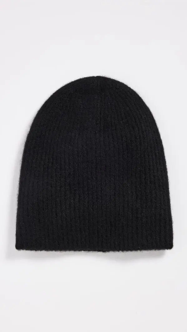 WHITE & WARREN Cashmere Beanie - Black