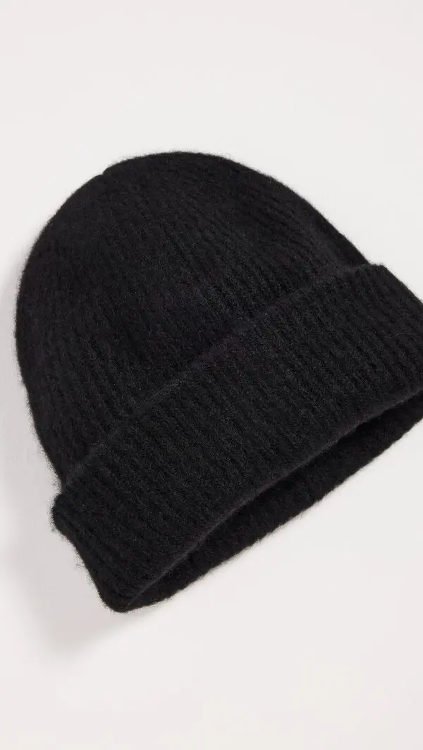 WHITE & WARREN Cashmere Beanie - Black