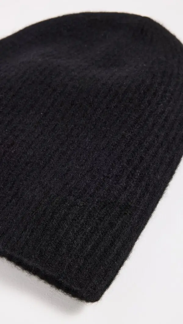 WHITE & WARREN Cashmere Beanie - Black