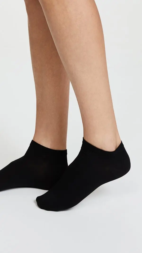 Wolford Sneaker Cotton Socks - Black