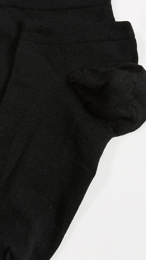 Wolford Sneaker Cotton Socks - Black